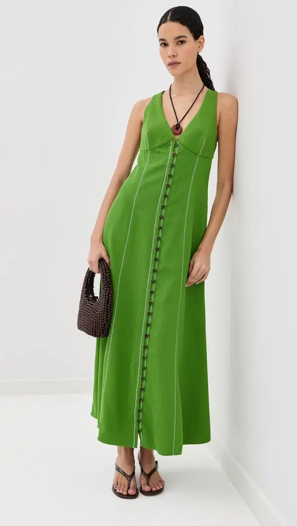 Rosie Assoulin Row Your Buttons Dress