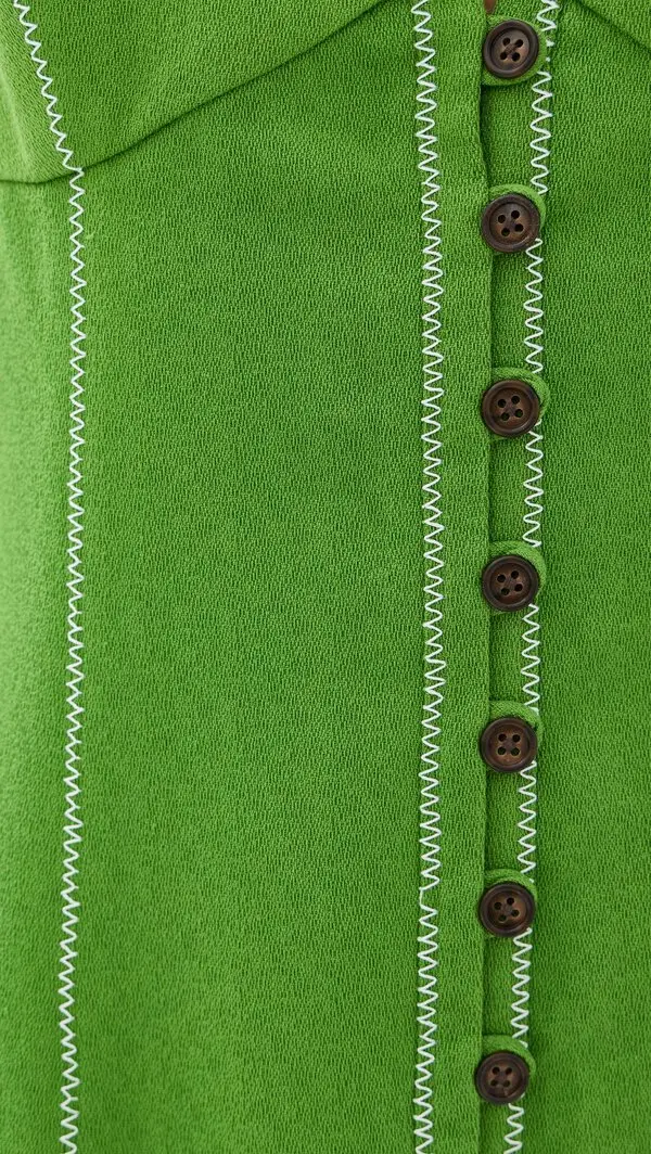 Rosie Assoulin Row Your Buttons Dress