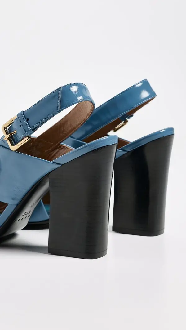 Marni Crystal-embellished Crisscross Sandals