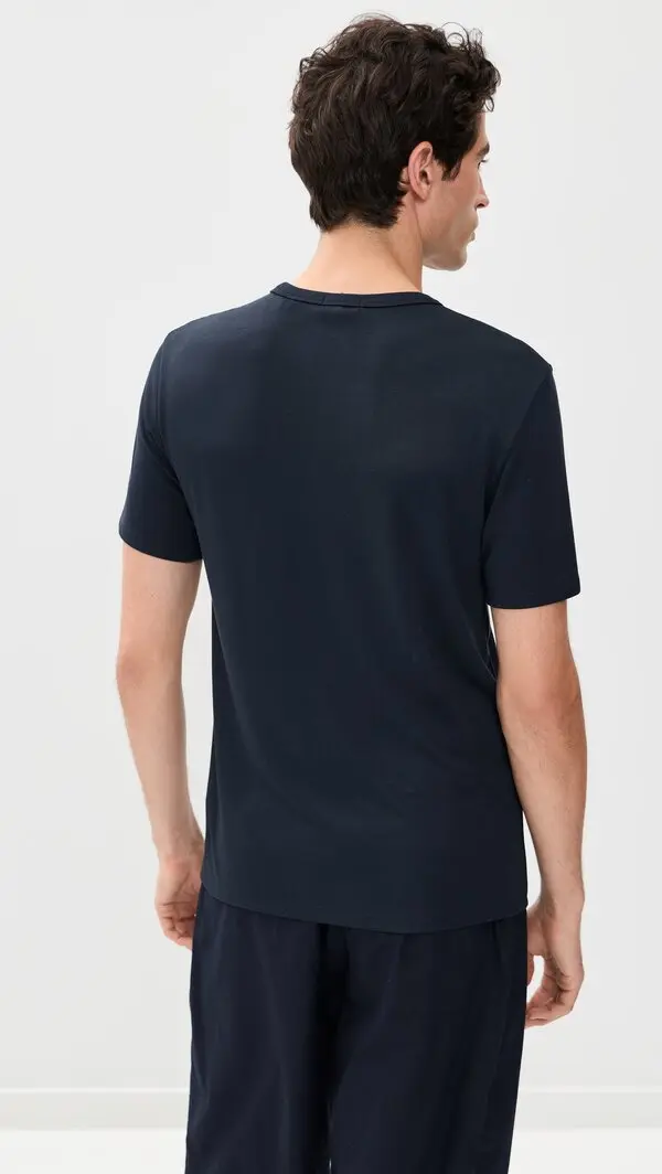 Theory Essential Tee In Modal Jersey - Baltic