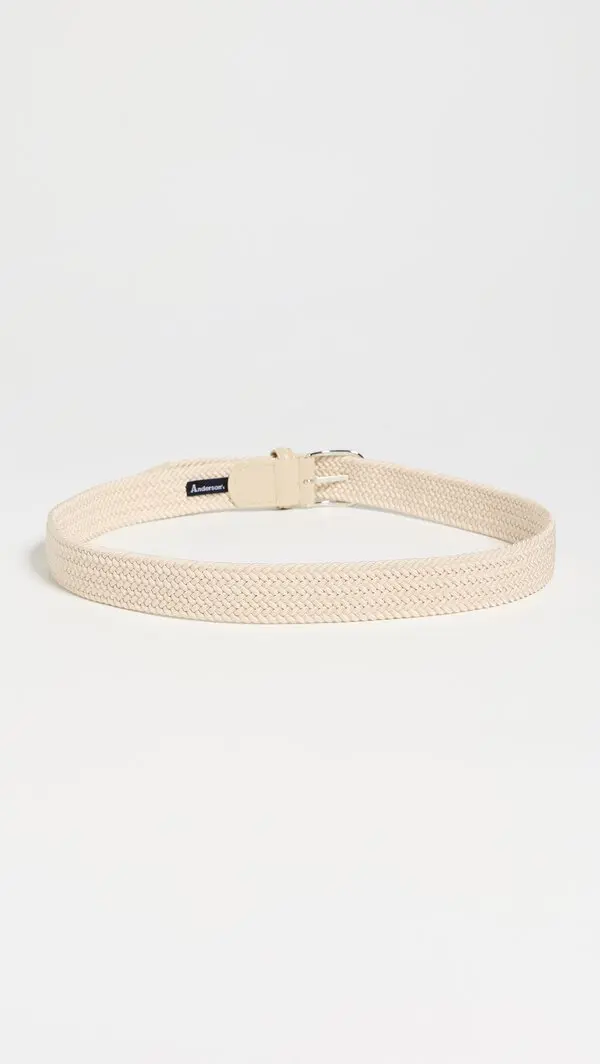 Anderson's Woven Belt - Tan F4