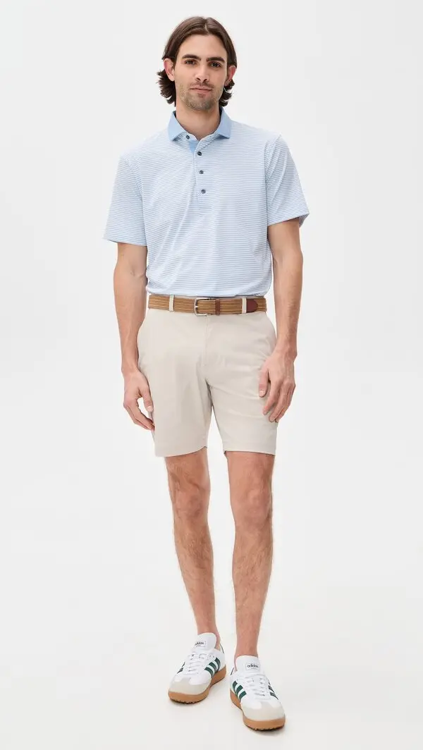 REDVANLY Hanover Pull-on Shorts - Stone