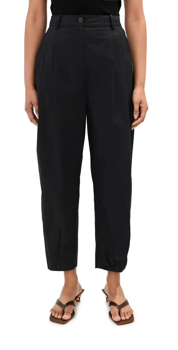 LE BOP Wilder Poplin Pants - Black