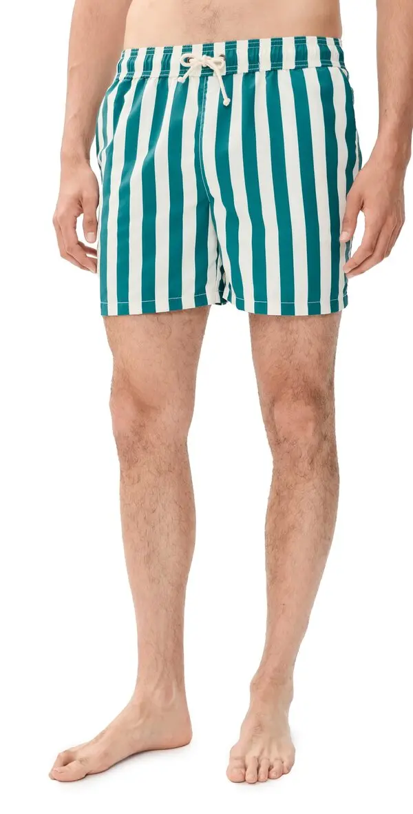 RIPA RIPA Striped Swimshorts - Green