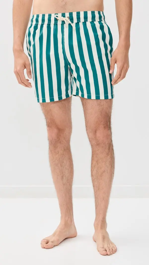 RIPA RIPA Striped Swimshorts - Green