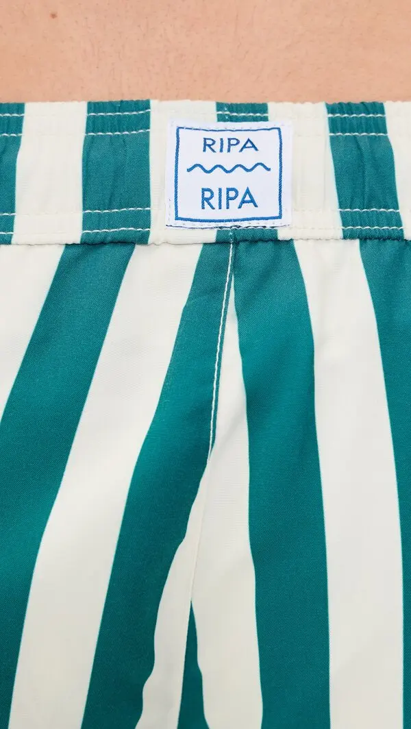 RIPA RIPA Striped Swimshorts - Green