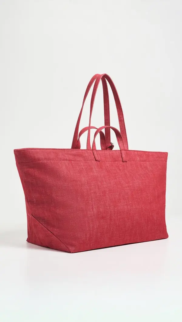 A.p.c. Le Drummer Canvas Tote Bag - Red