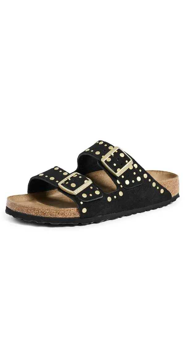 BIRKENSTOCK Arizona Rivets Sandals - Black