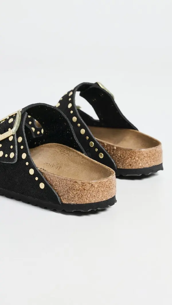 BIRKENSTOCK Arizona Rivets Sandals - Black