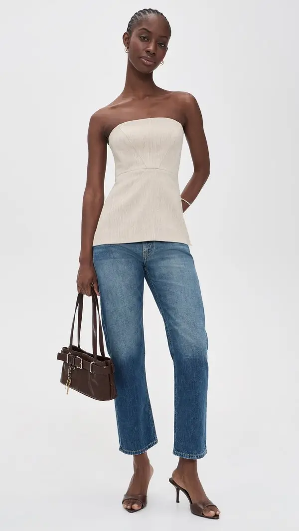 A.emery Lovett Top - Bone