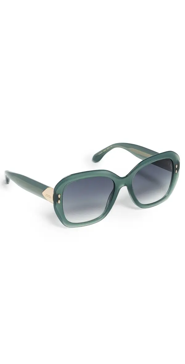 Isabel Marant Im 0248/s Rectangle Sunglasses - Green