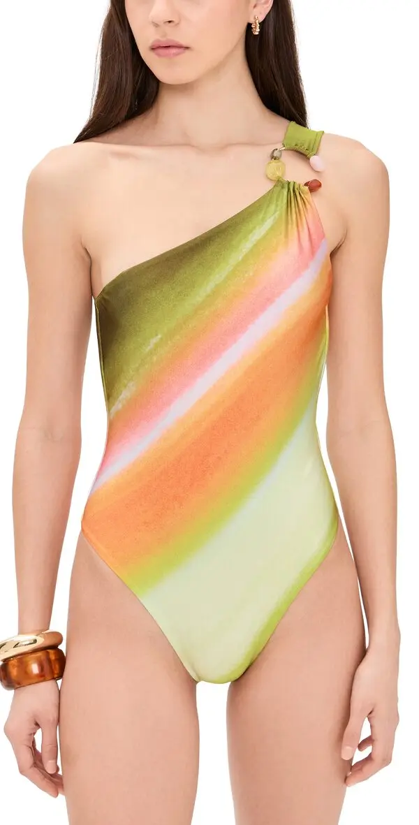 BAOBAB Saka One-piece Swimsuit With Beaded Embellishments - Valle Sagrado