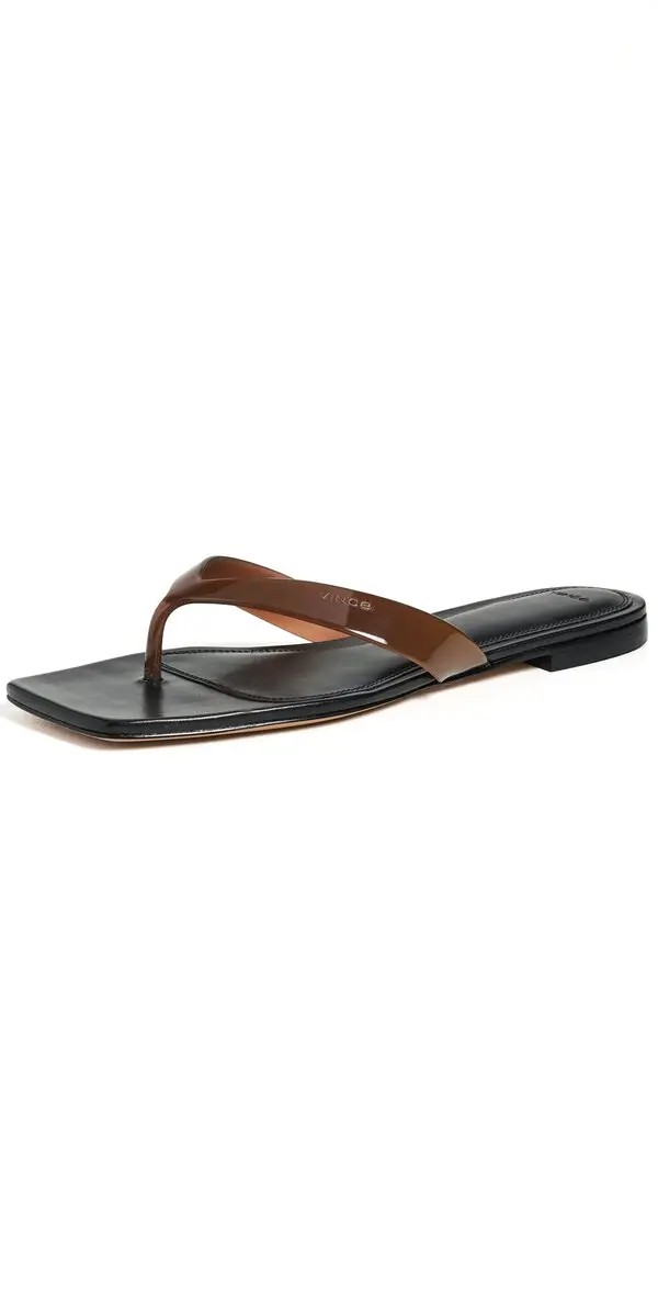 Vince San Juan Jelly Sandals - Saddle