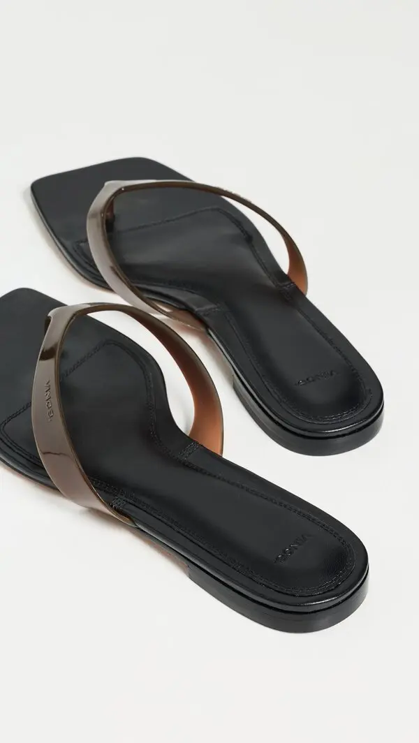Vince San Juan Jelly Sandals - Saddle