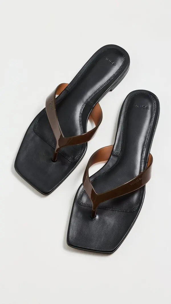 Vince San Juan Jelly Sandals - Saddle