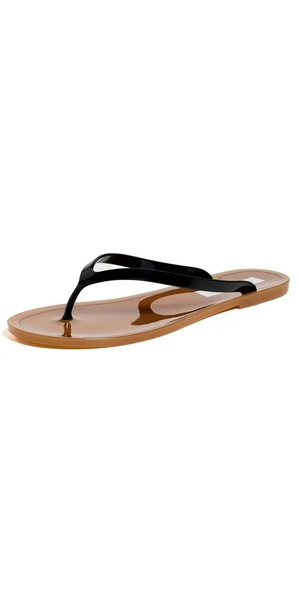 Christopher Esber Jo Jelly Flip Flops - Bronzed/black