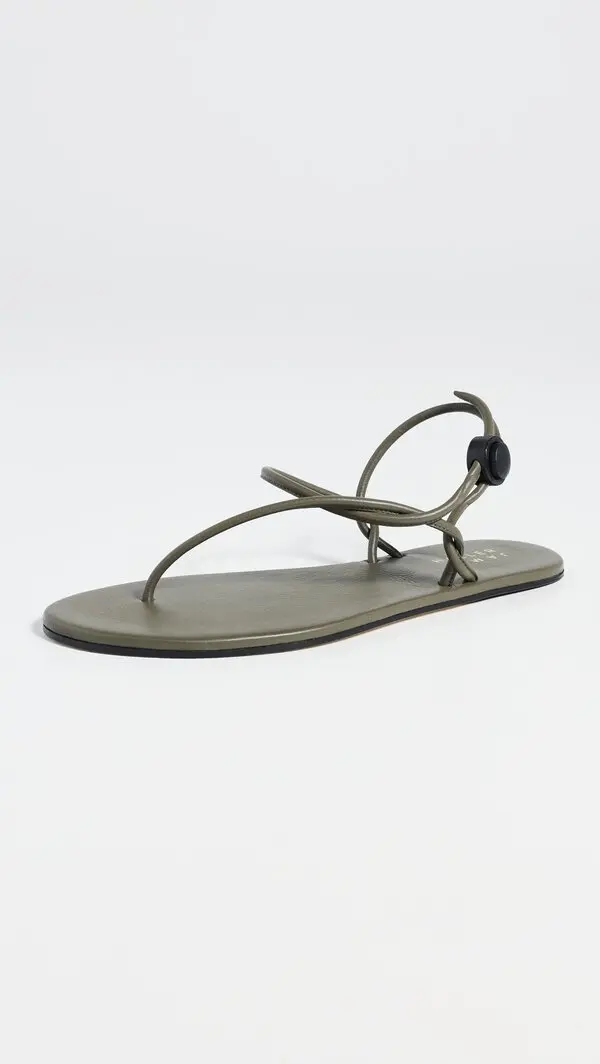 JAMIE HALLER String Theory Sandals - Olive
