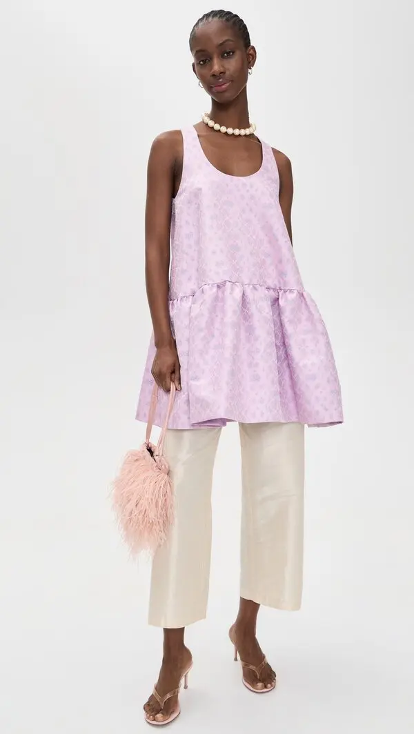 MSGM Jacquard Mini Dress