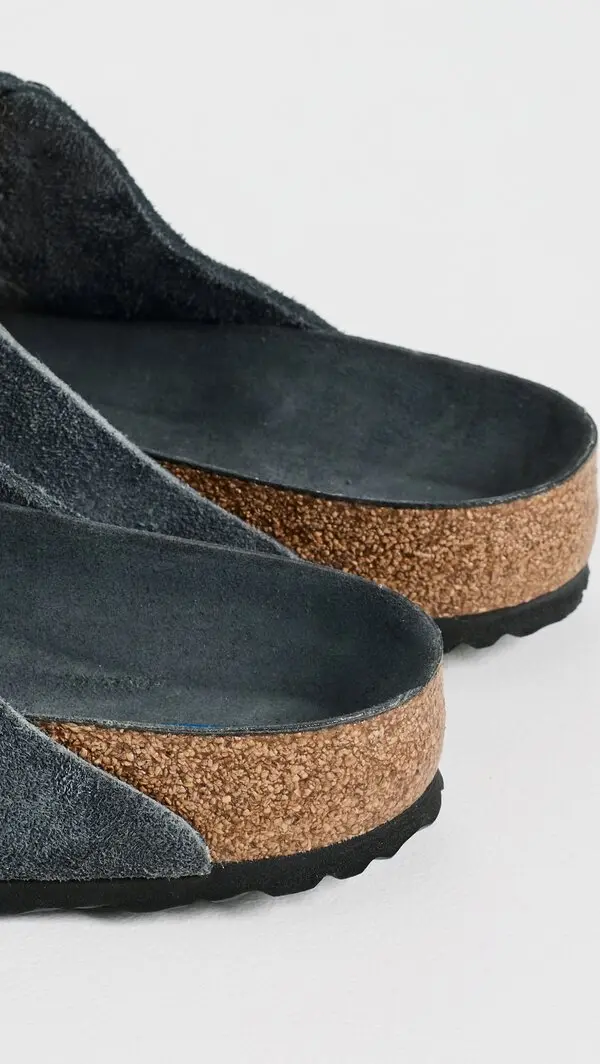 BIRKENSTOCK Arizona Soft Footbed Tonal Sandals - Charcoal