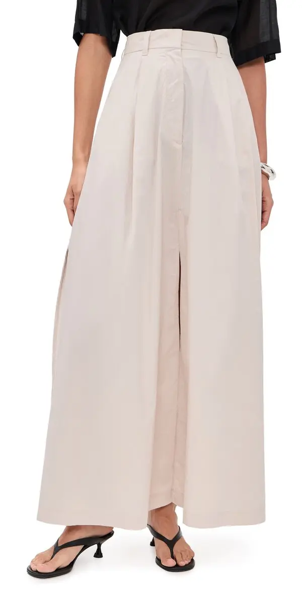 THE LATEST Poplin Maxi Skirt - Sand