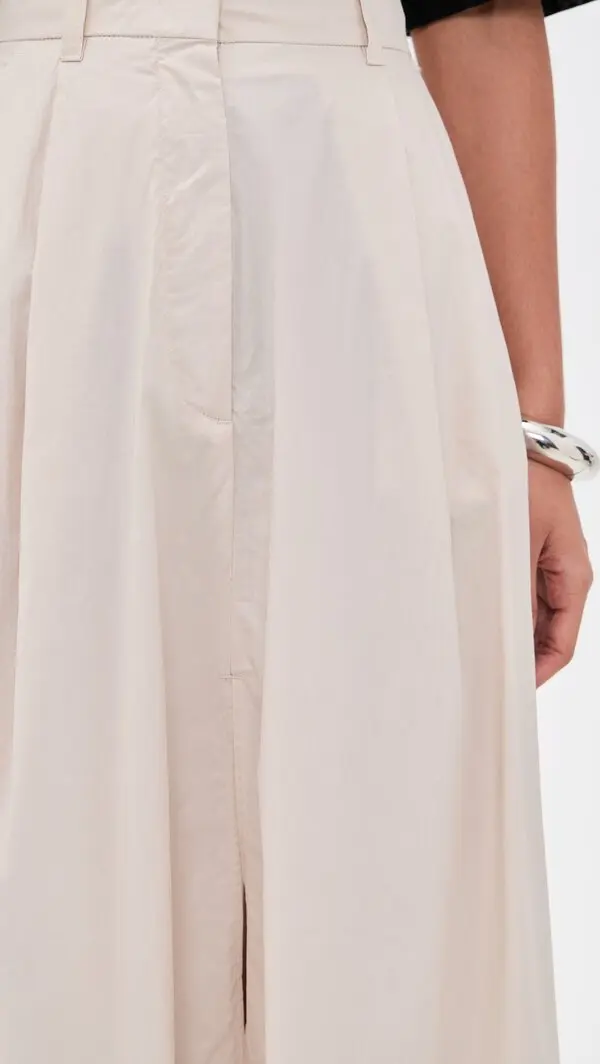 THE LATEST Poplin Maxi Skirt - Sand
