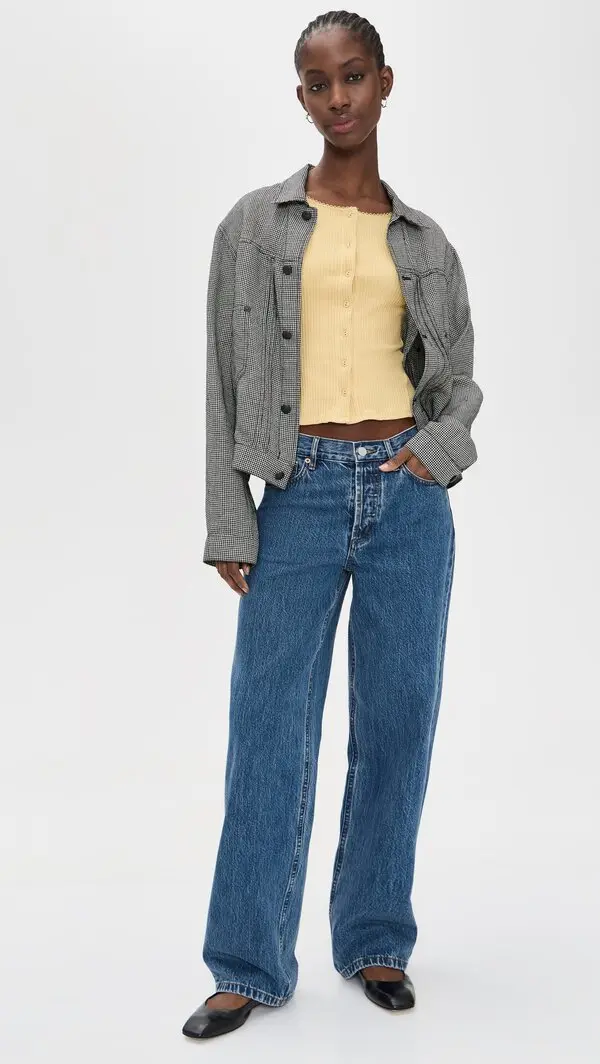Free People Ribbed Button-down Cardigan