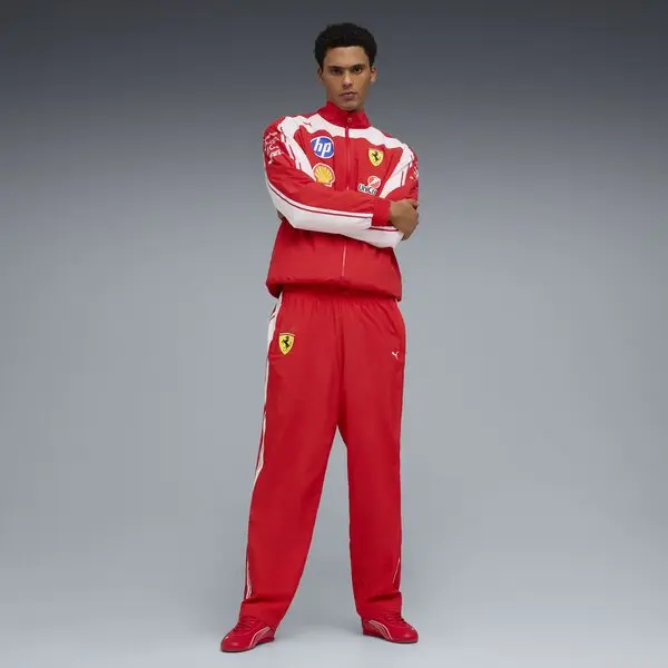 PUMA Scuderia Ferrari Replica Drivers Authentic Track Pants - Red