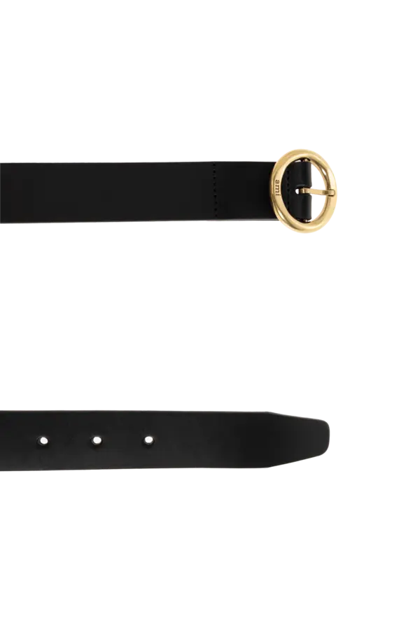 AMI Paris Leather Belt