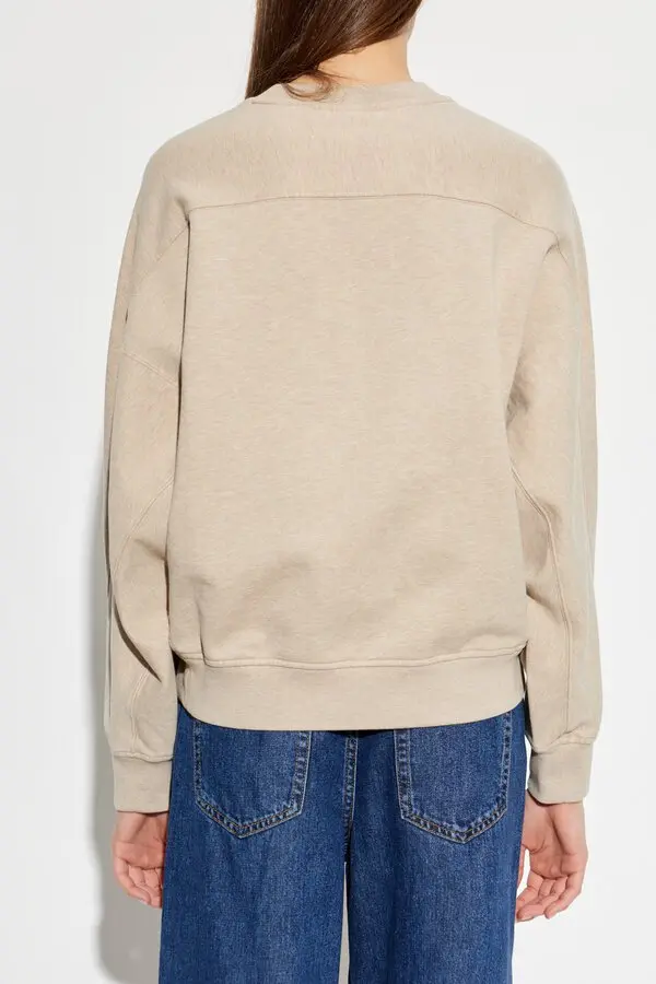 Maison Kitsuné Sweatshirt With Pockets - Beige