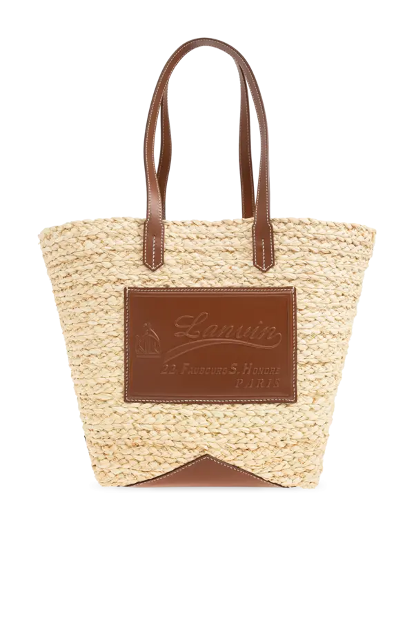 LANVIN Catch Medium Shopper Bag - Brown