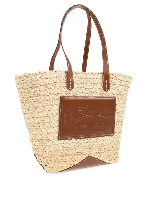 LANVIN Catch Medium Shopper Bag - Brown
