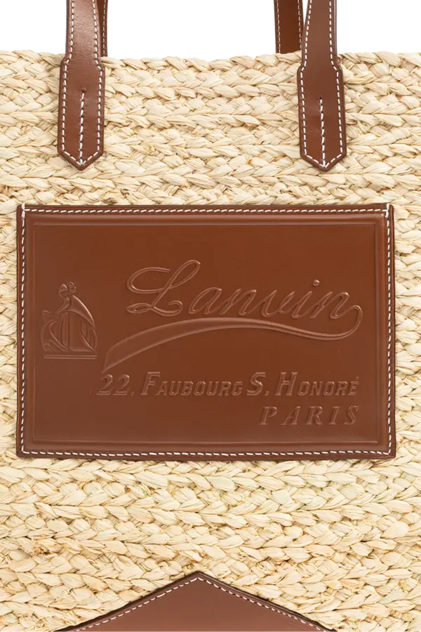LANVIN Catch Medium Shopper Bag - Brown
