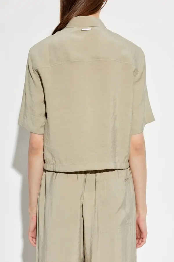 Maison Kitsuné Loose-fit Polo Shirt - Beige