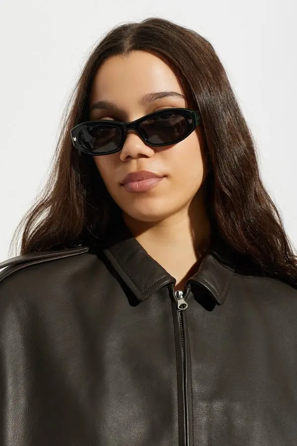 Maison Kitsuné X A. Society Sunglasses - Black