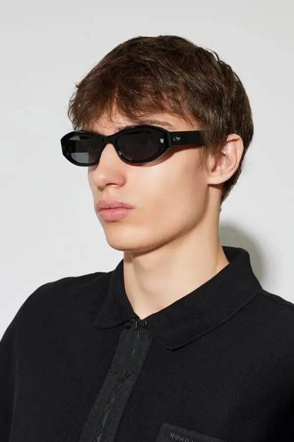 Maison Kitsuné X A. Society Sunglasses - Black