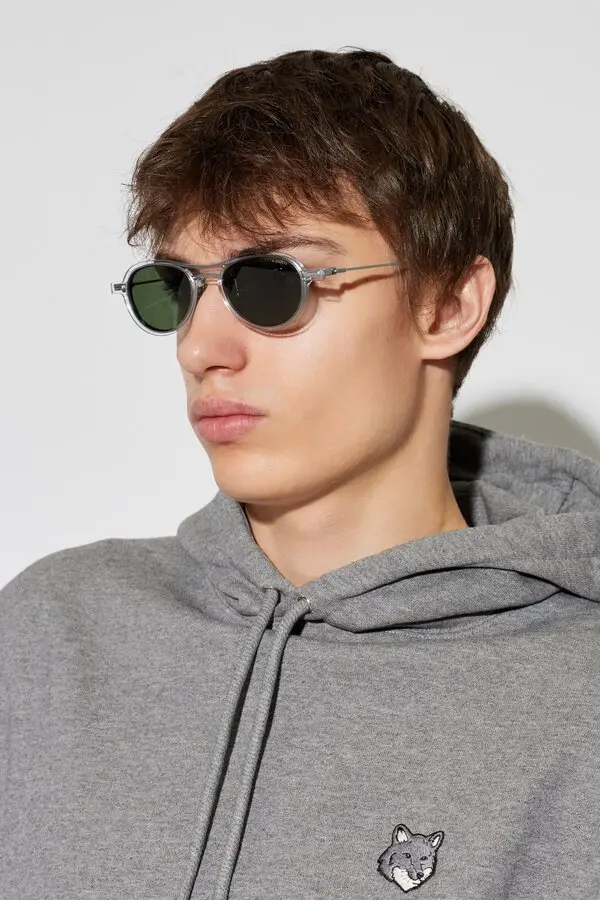 Maison Kitsuné X A. Society Clip-on Sunglasses