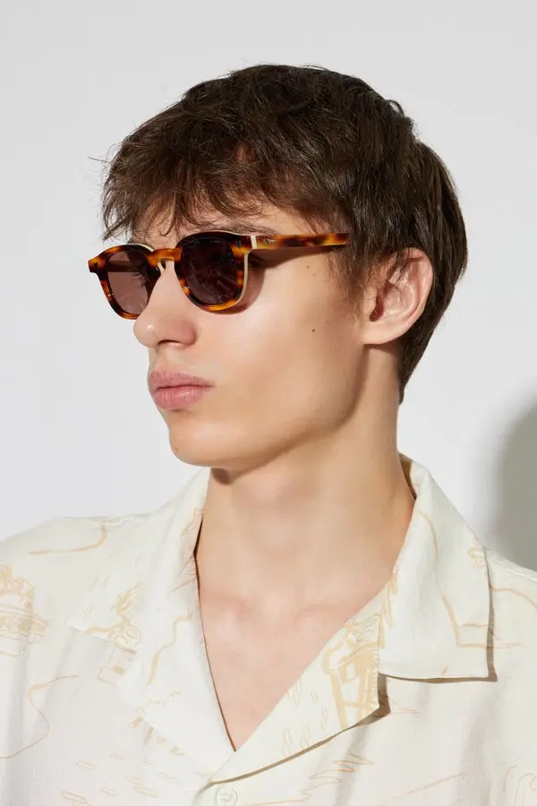 Maison Kitsuné X A. Society Tortoiseshell Sunglasses