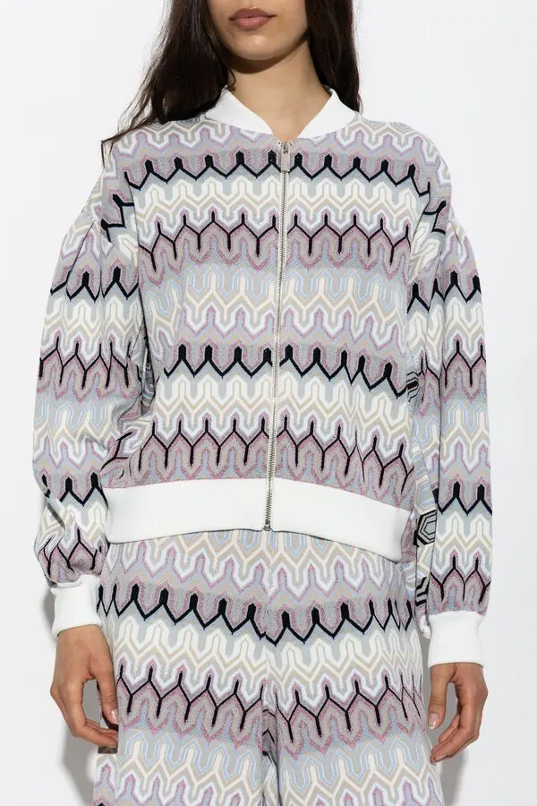 AKEP Lurex Thread Cardigan