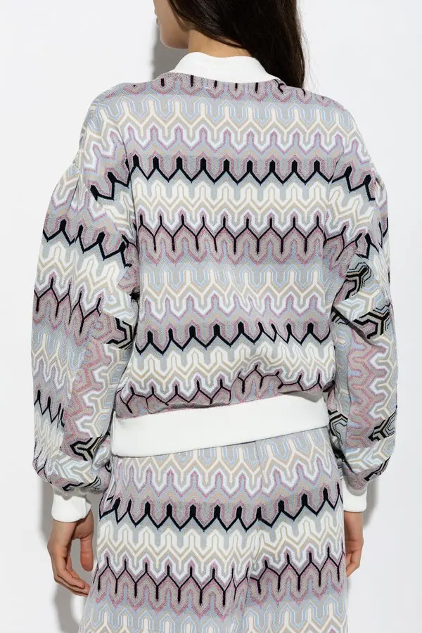 AKEP Lurex Thread Cardigan