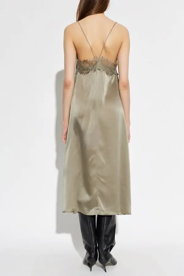 IRO PARIS Bailar Silk Midi Dress