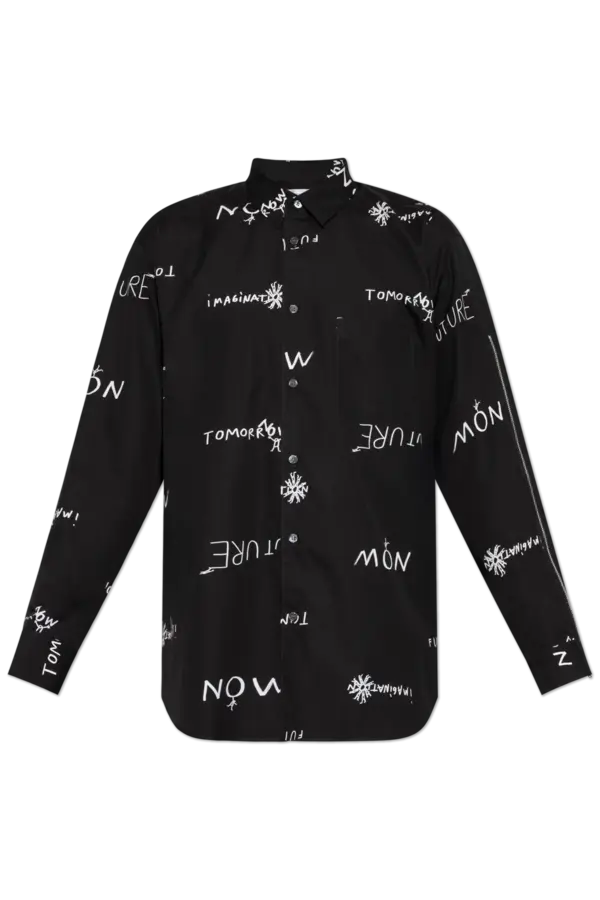 Comme Des Garçons Shirt With Print - Black
