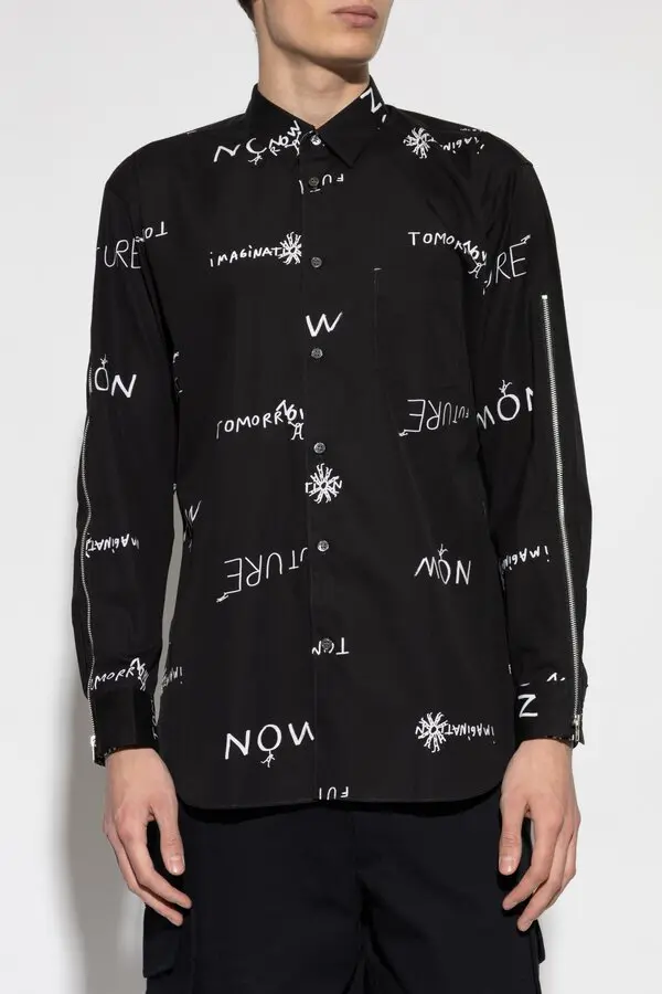 Comme Des Garçons Shirt With Print - Black