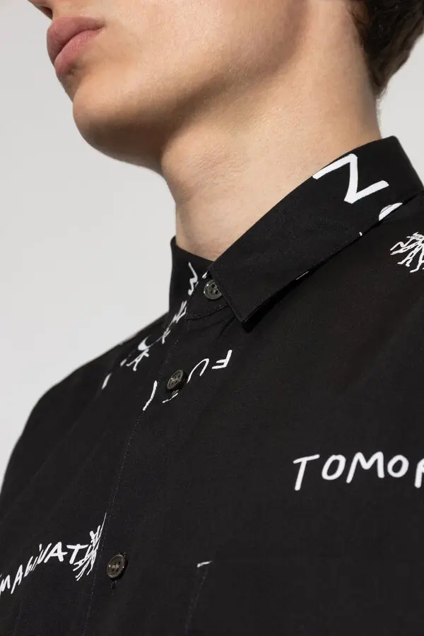 Comme Des Garçons Shirt With Print - Black
