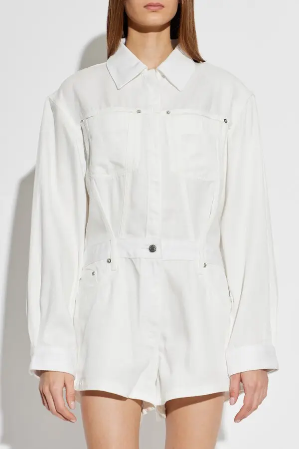 IRO PARIS Denim Jumpsuit - White