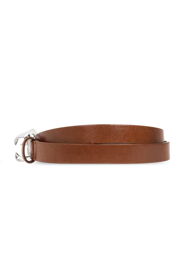 IRO PARIS Leather Cuff Belt - Brown