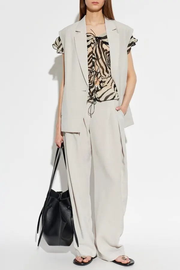 IRO PARIS Sonja Wide Leg Trousers - Grey