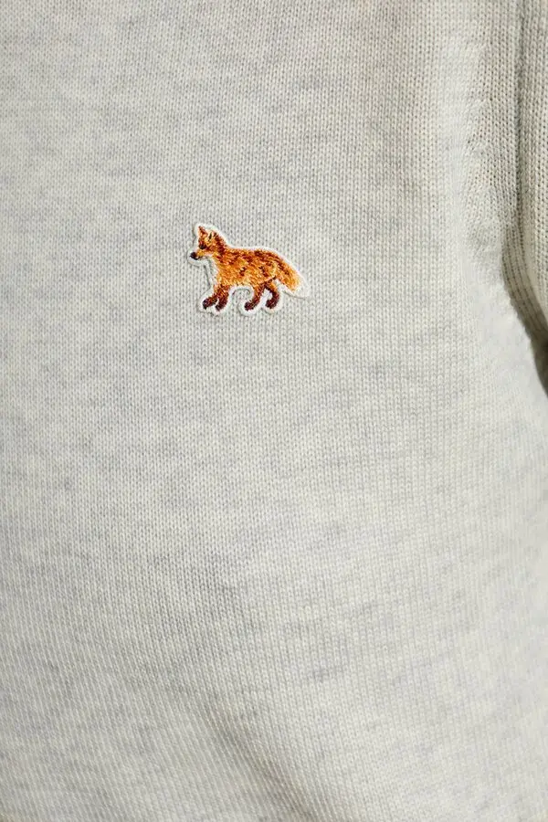 Maison Kitsuné Cardigan With Logo Patch