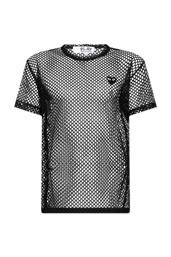 Play Comme Des Garcon Transparent T-shirt - Black