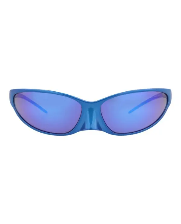 Balenciaga Shieldframe Alluminium Sunglasses - Blue Blue Blue (bb0349s/30015539/005)