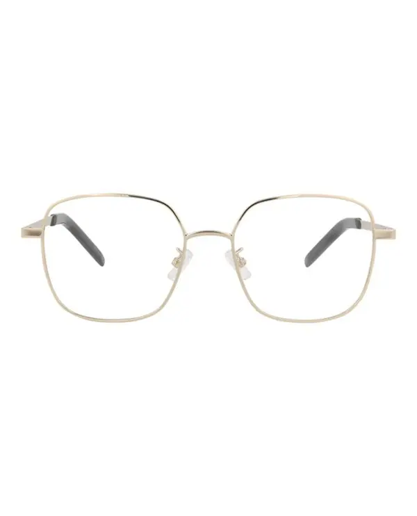 Kenzo Square Frame Metal Optical Frames - Gold Gold Transparent (kz5169uk/49/032)